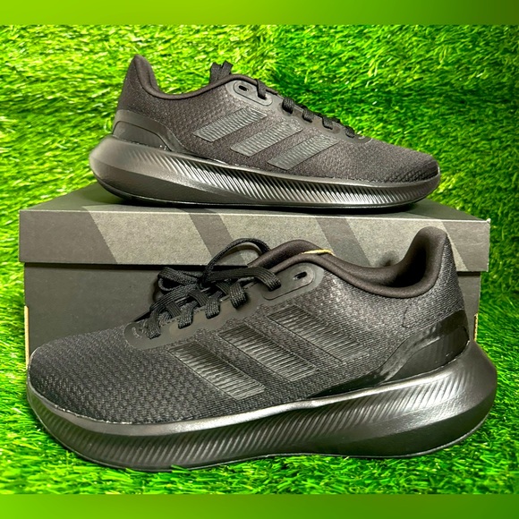 adidas | Shoes | Size 7 Womens Adidas Runfalcon 3 Low Black Carbon ...